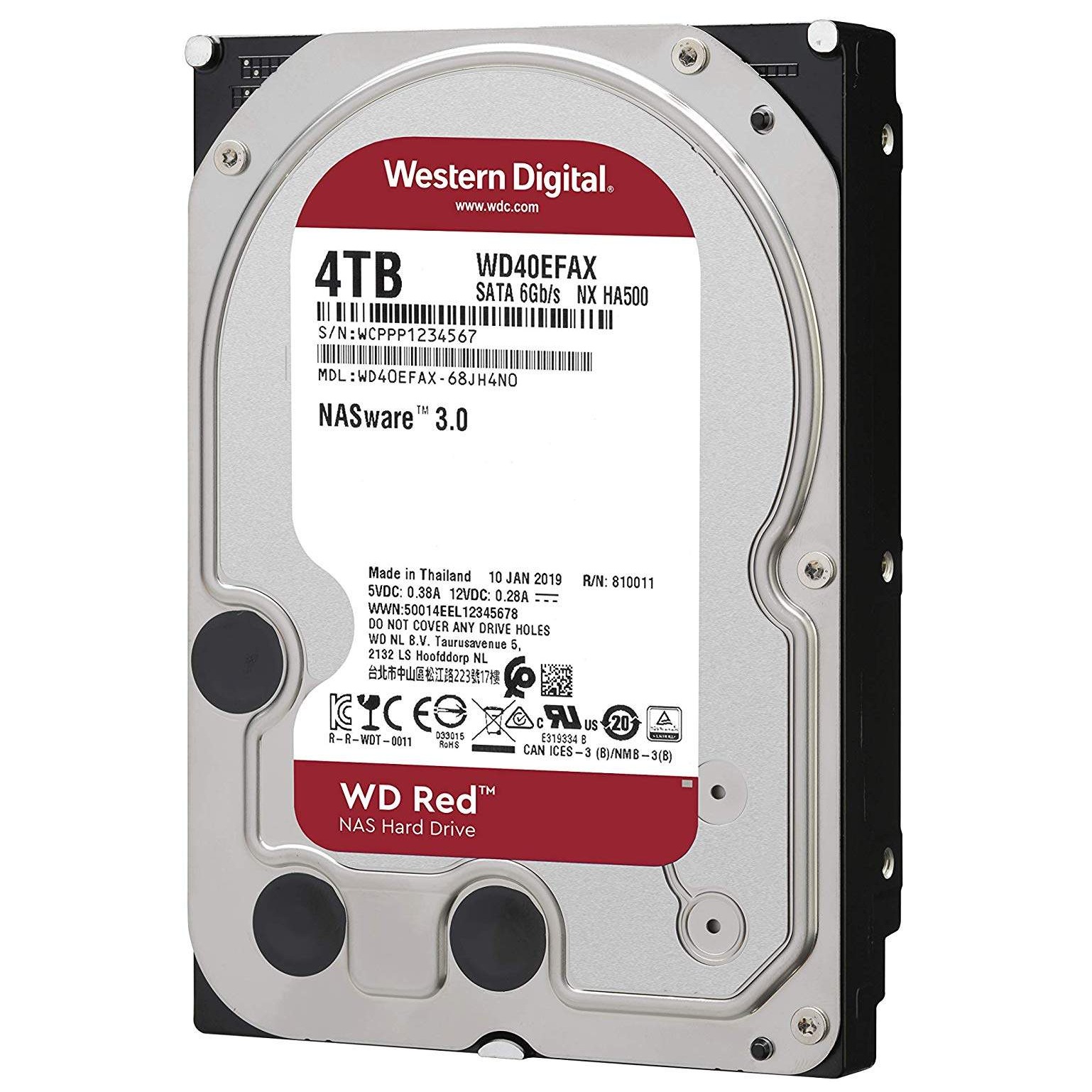 HDD 3.5" 4TB WD Red WD40EFAX | Plus