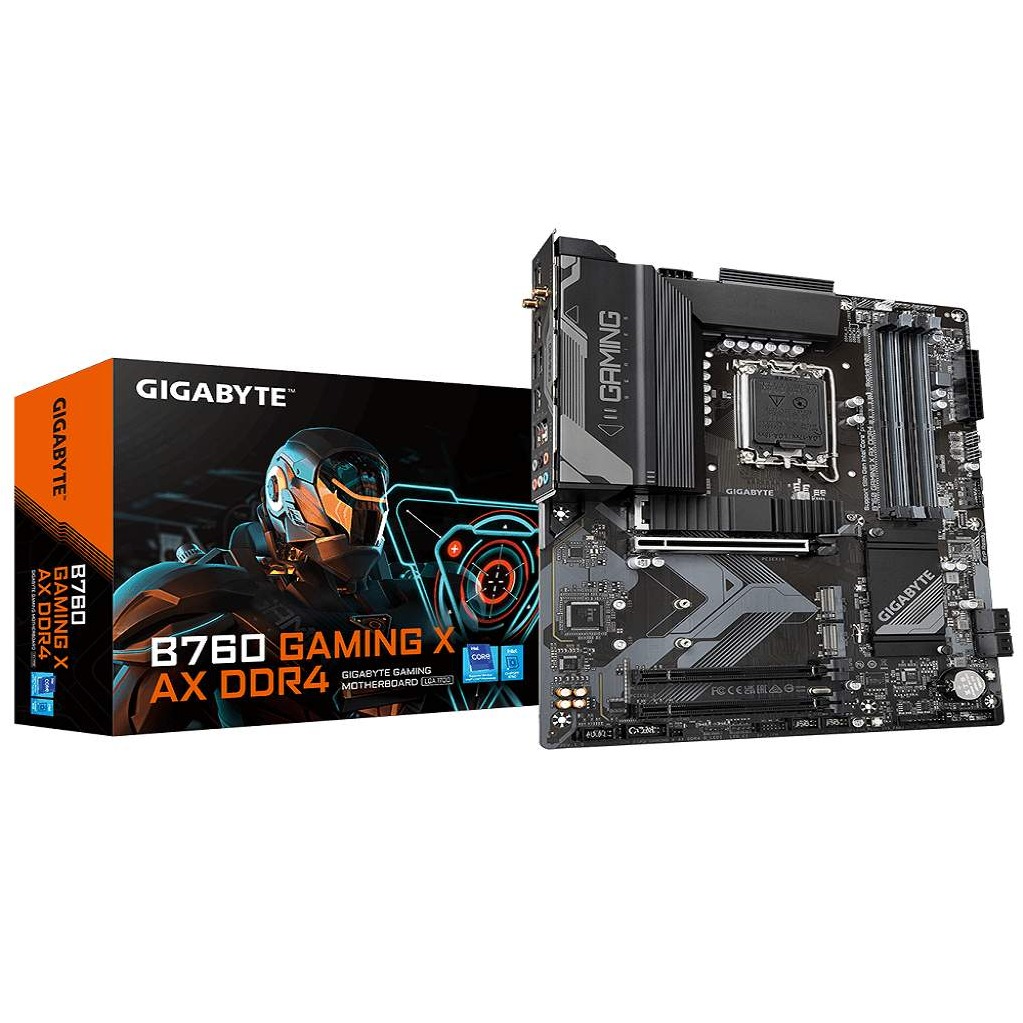 Gigabyte MB B760 GAM X AX DDR4LGA1700; 4xDDR4; 3xM.2, 4xSATA8xUSB; DP ...