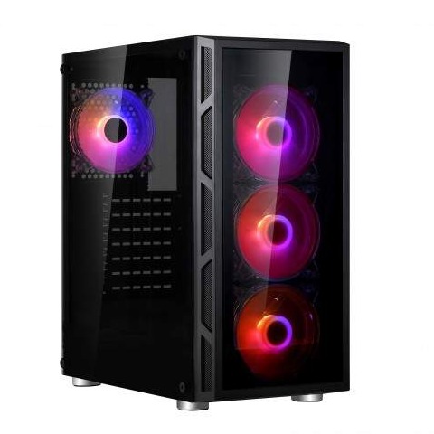 Spire case VISION 7025 RGBgaming, ATX, 4x RGB fan 120mmVGA: 370mm, CPU ...