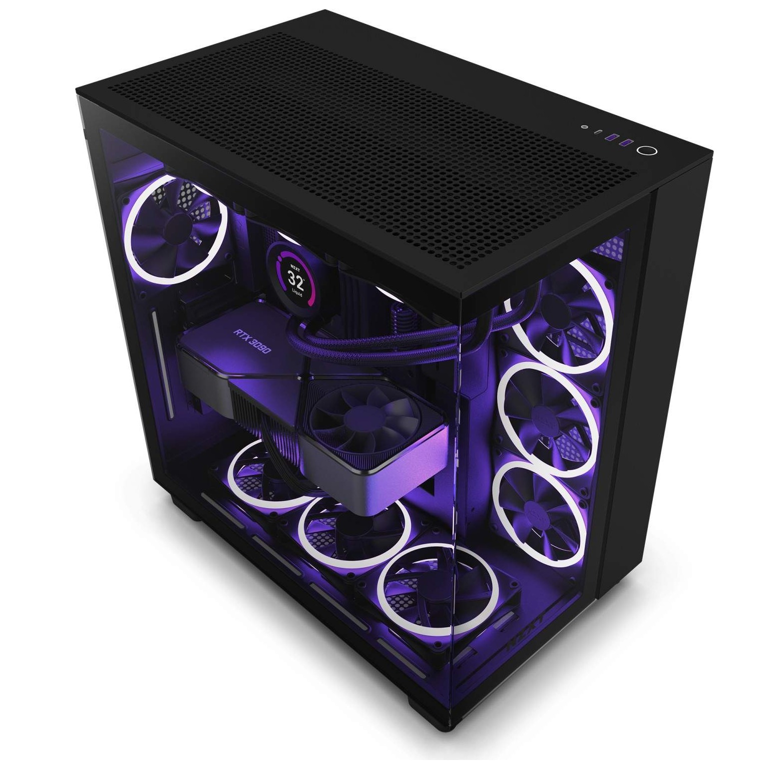 NZXT CASE H9 Flow Black | Plus