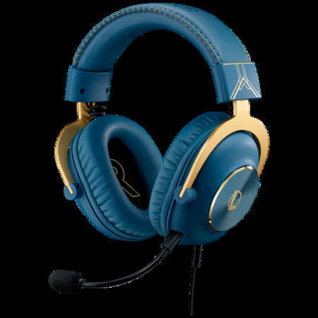 LOGITECH G PRO X LOL Wired Gaming Headset - Blue Mic - WAVE2 - USB DAC ...