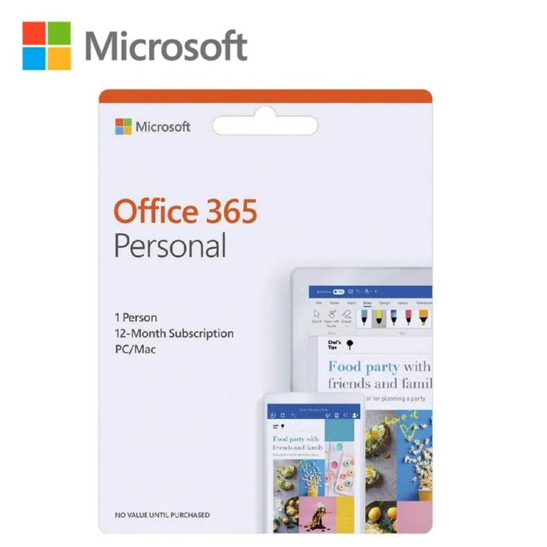 MS Office 365 Personal 1 Person 1 Year | Plus