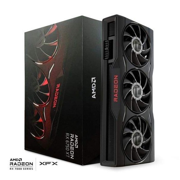 XFX Video Card AMD Radeon RX 6750 XT Core Gaming Graphics Card with ...