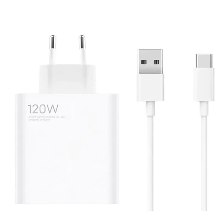 Xiaomi punjač 120W Type A izlaz, uključen kabl USB Type A - USB C | Plus