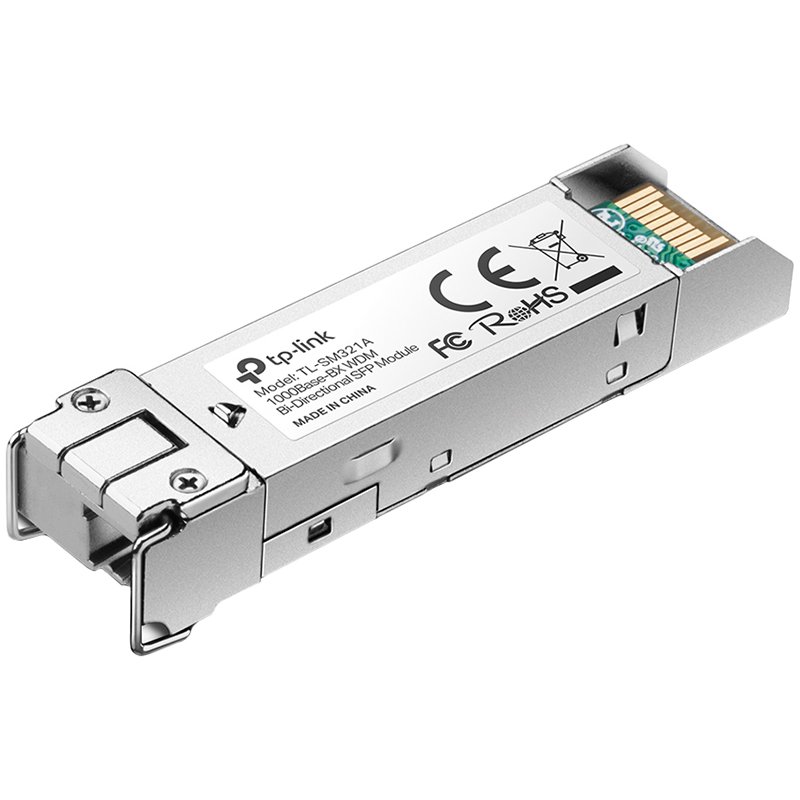 1000Base-BX WDM Bi-Directional SFP module, TX: 1550 nm and RX: 1310 nm ...