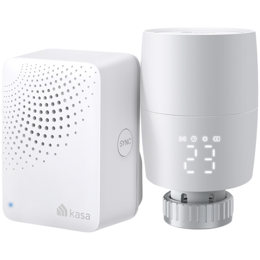KE100 KIT Kasa Smart Thermostatic Radiator Valve Starter Kit; Precise ...