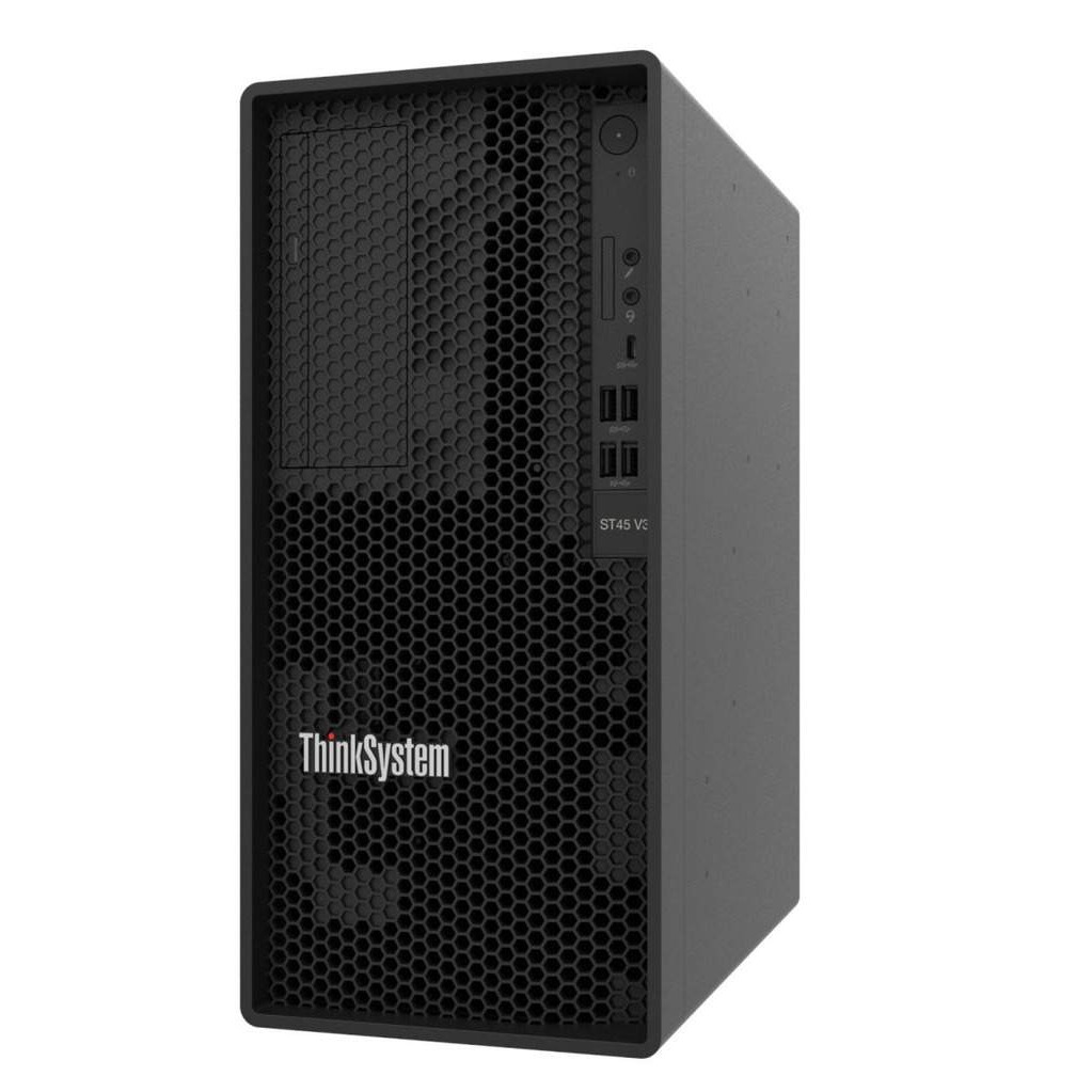 Lenovo ThinkSystem ST45 V3, Tower, AMD EPYC 4124P (4C 3.8GHz 16MB Cache ...