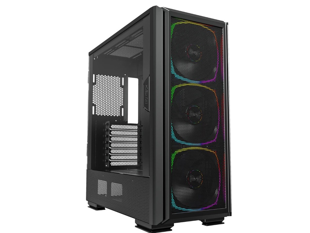 Montech Sky Two GX Black TG, E-ATX, Mid-Tower 3x 140mm ARGB Fans | Plus