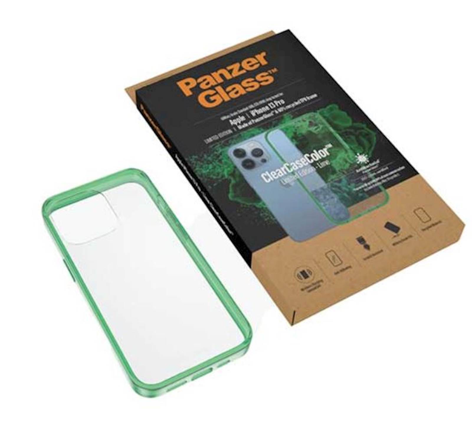 Providni okvir PanzerGlass iPhone 13 Pro Lime | Plus